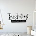 Wall Art Sticker imagination Wall Art Quote - Etsy