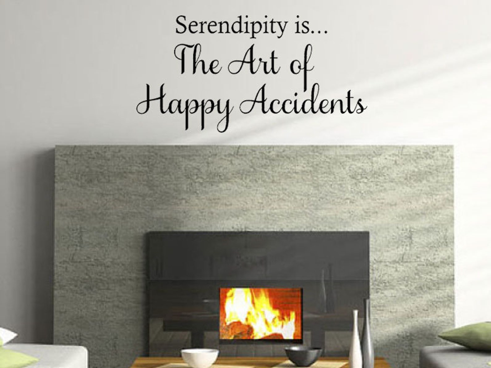Wall Quote 'Happy Accidents' Inspiring Bob Ross Quote | Etsy