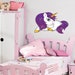FULL COLOUR Unicorn Wall, 3D Sticker, Modern Transfer, Fantasy, Art ...