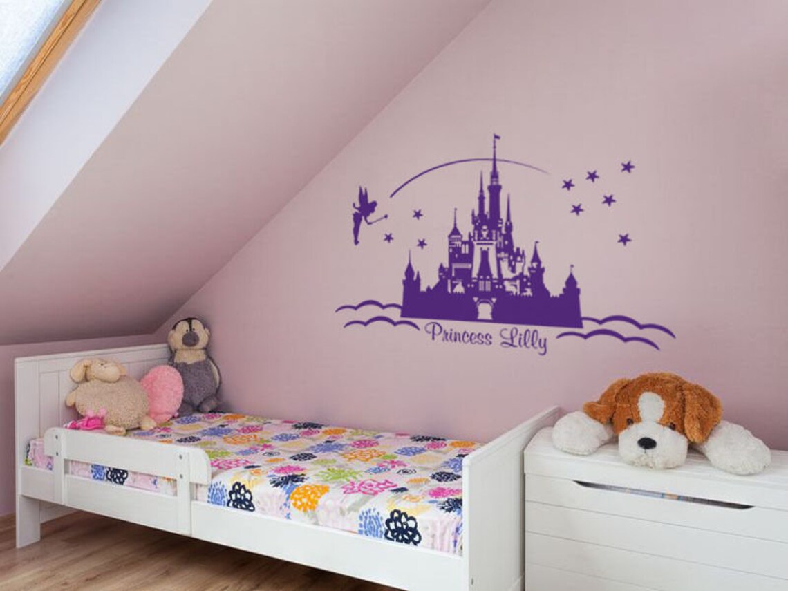 PERSONALISED Princess Castle Wall Art Wall Sticker Modern - Etsy Australia