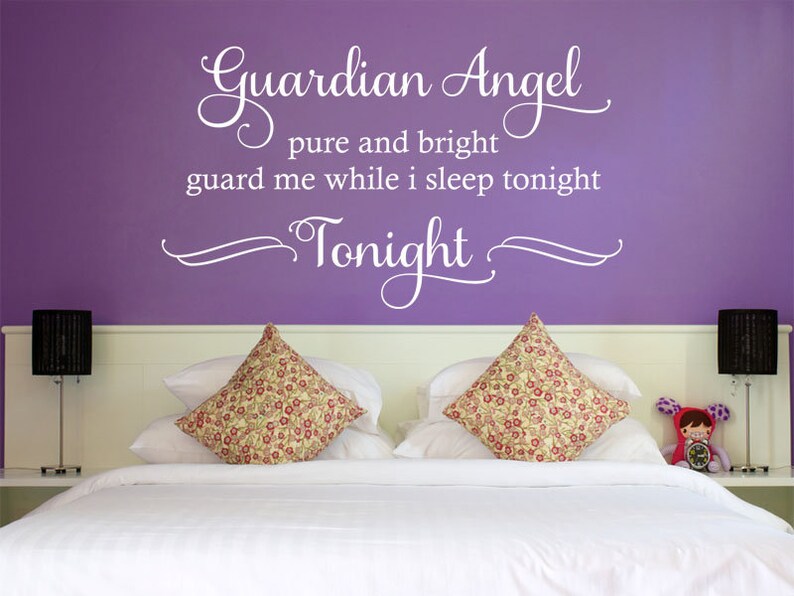 Guardian Angel Wall Art Sticker Vinyl Decal Modern - Etsy