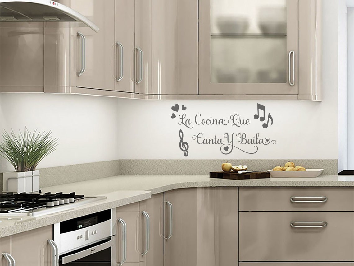 Wall Quote "la Cocina Que Canta" Kitchen Cooking Baking Homely Family ...