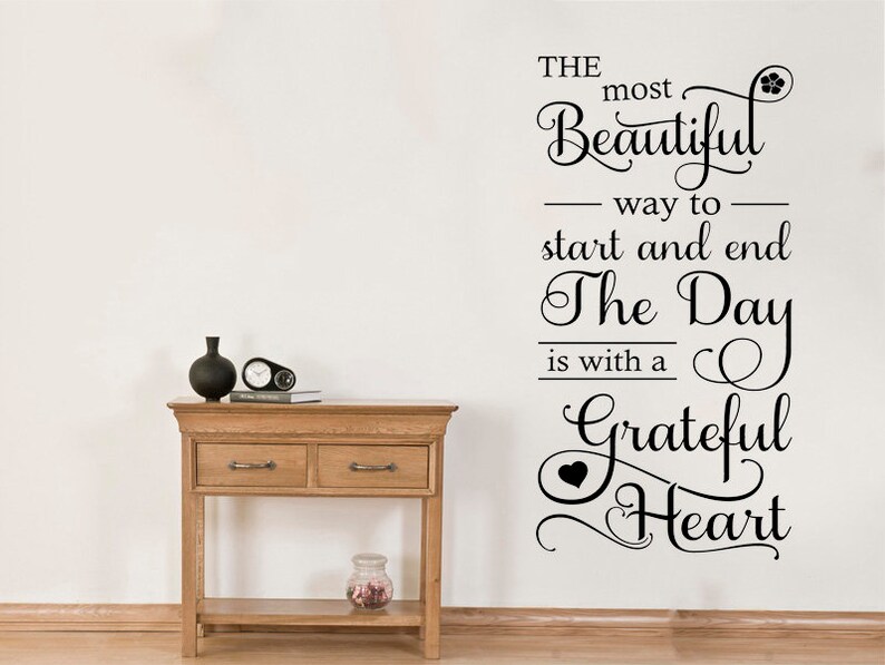 The Most Beautiful Way Wall Art Sticker Vinyl Decal Modern | Etsy
