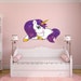 FULL COLOUR Unicorn Wall, 3D Sticker, Modern Transfer, Fantasy, Art ...