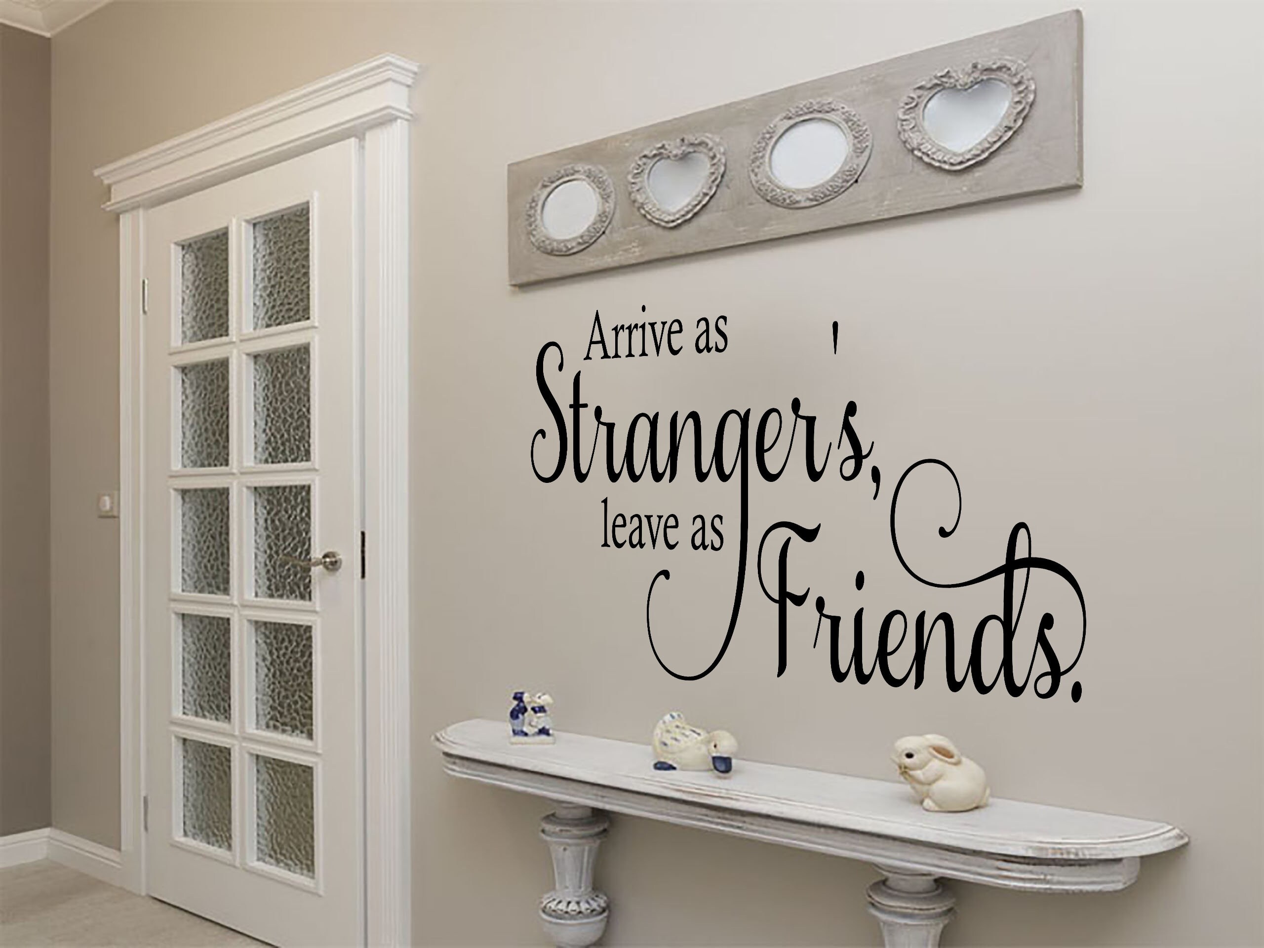 Wall Quote arrive As Home Sticker Decal Decor | Etsy