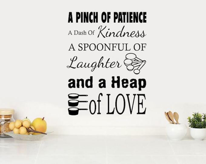 Kitchen Wall Quote our Kitchen Rules Wall Art | Etsy