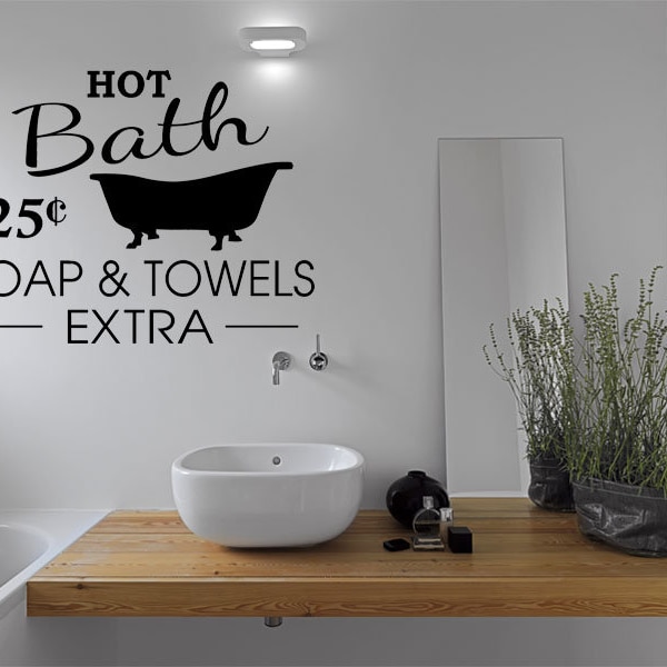Hot Baths Sign - Etsy