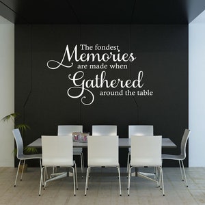 Fondest Memories, Wall Art Sticker, Vinyl Decal, Modern Transfer, PVC ...