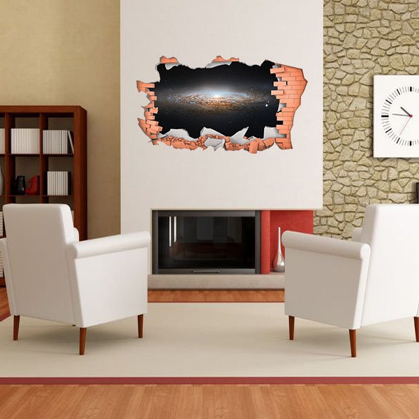 3d Space Window Decal - Etsy