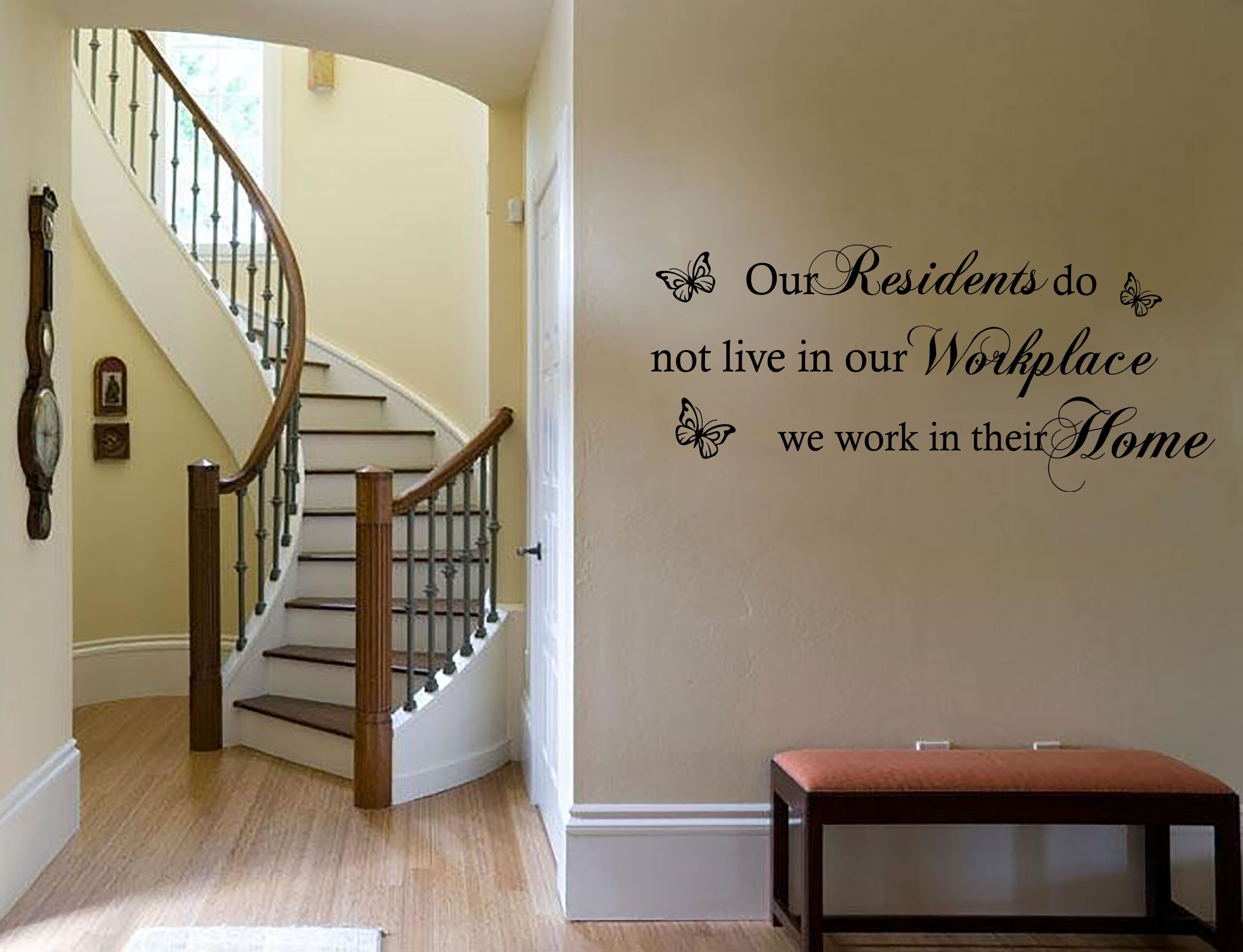 Wall Quote our Residents... Care Home Work Home - Etsy UK