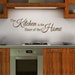 Kitchen Wall Quote, the Kitchen is the Heart of the Home Wall Art ...