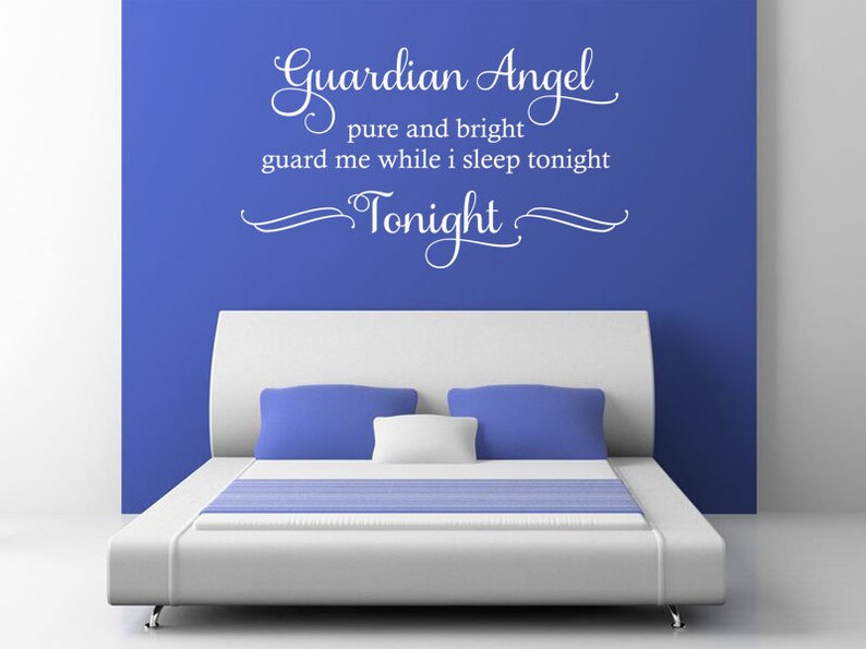 Guardian Angel Wall Art Sticker Vinyl Decal Modern - Etsy