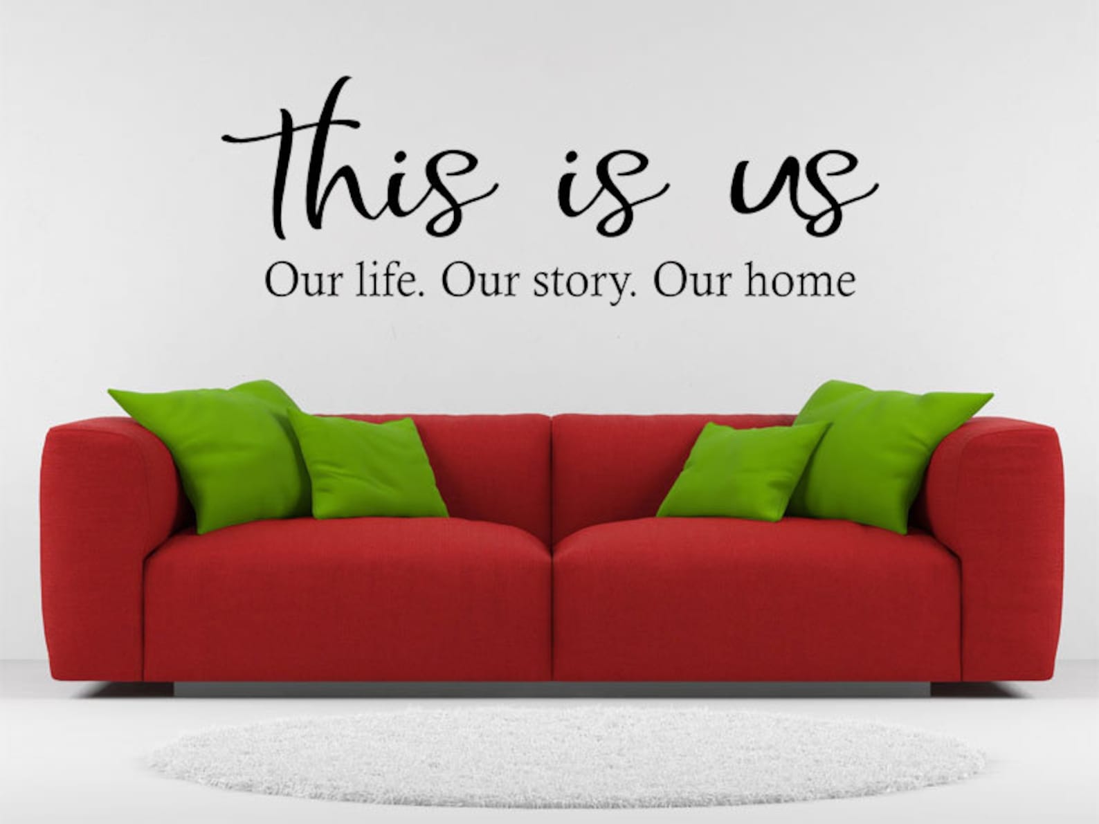 Wall Quote this is Us... Sticker Vinyl Decal | Etsy