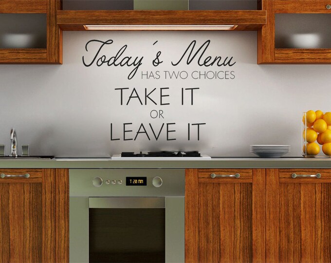 Kitchen Wall Quote our Kitchen Rules Wall Art | Etsy