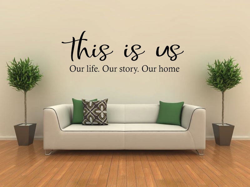 Wall Quote this is Us... Sticker Vinyl Decal | Etsy