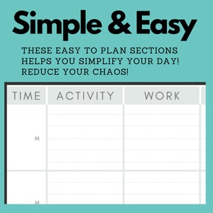 ADHD Daily Planner - Printable Template (best Seller) - Etsy