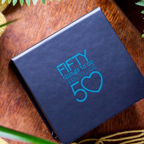 Personalised Fifty Things to Do When You Are 50 50th - Etsy UK