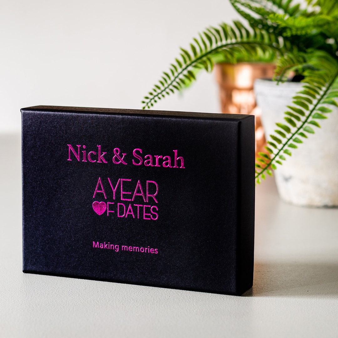 Create Your Own Box of Dates - Personalised Anniversary Gift, Wedding ...