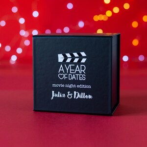 Personalised A Year of Movie Dates – Watch a Different Movie Together ...