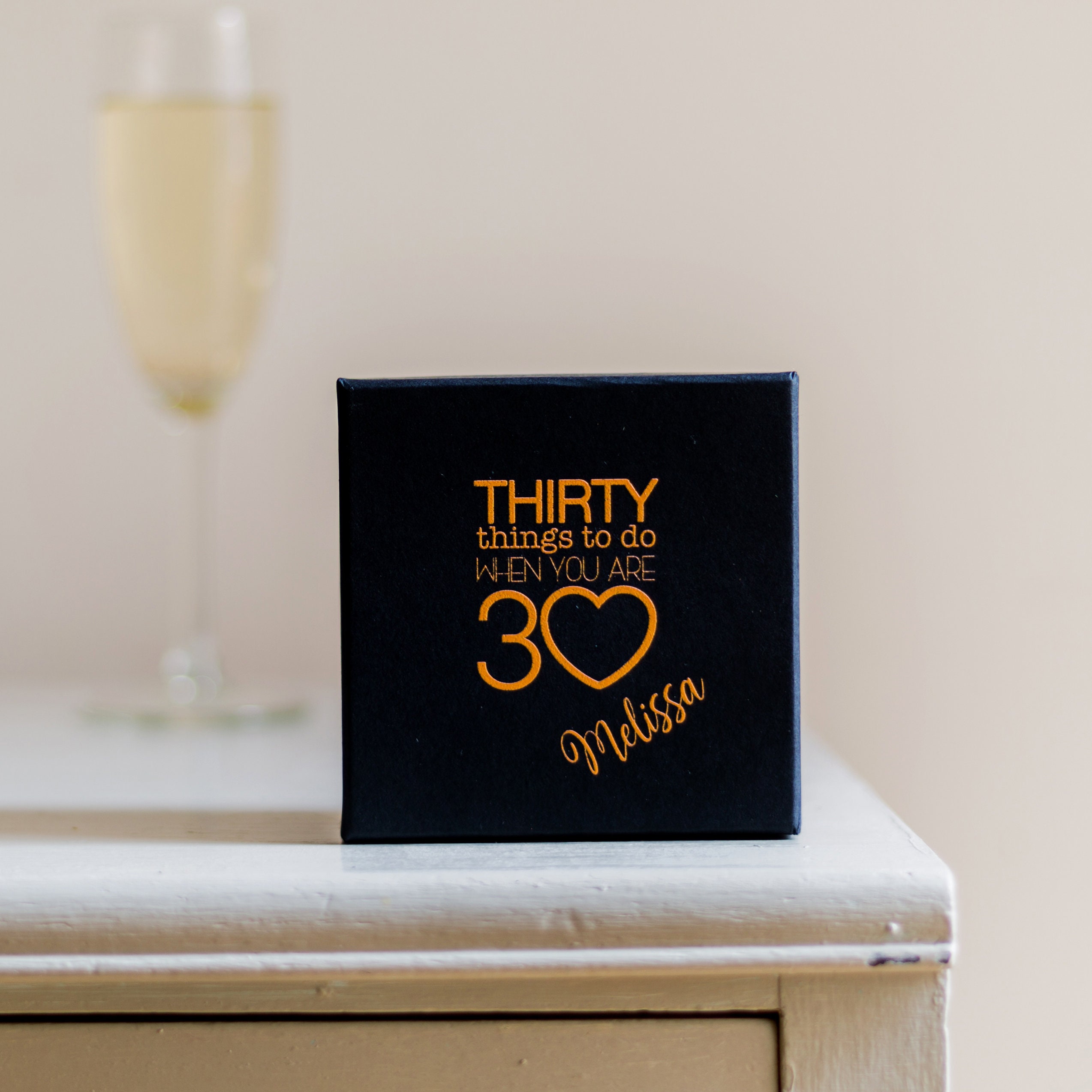 Personalised Thirty Things to Do When You Are 30 30th - Etsy