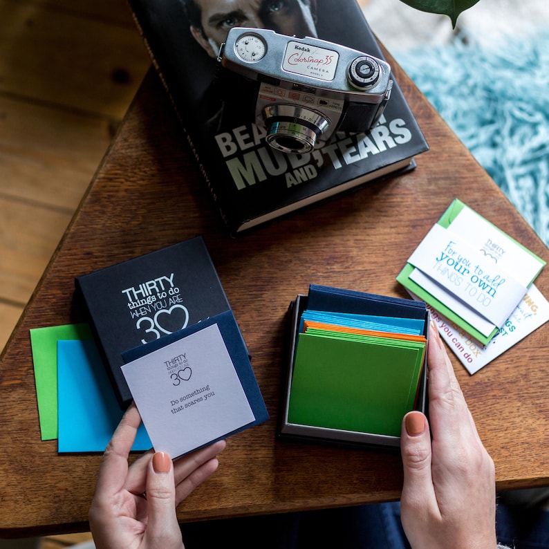 Personalised Thirty Things To Do When You Are 30 30th | Etsy