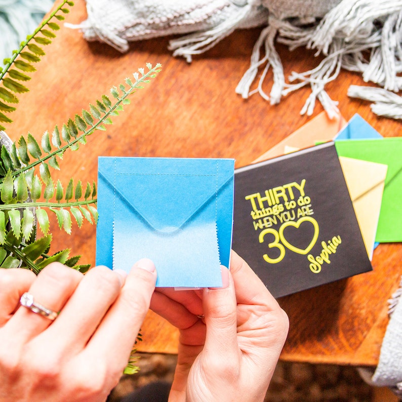 Personalised Thirty Things to Do When You Are 30 30th - Etsy