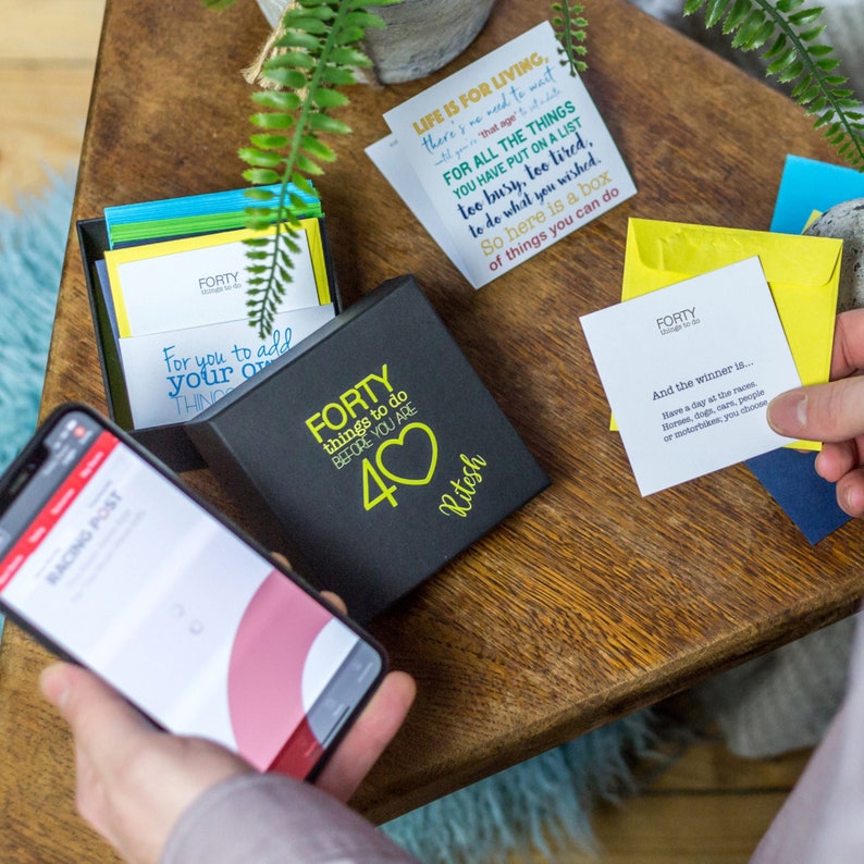 Forty Things to Do BEFORE You Are 40 | 37th, 38th 39th Birthday Gift ...