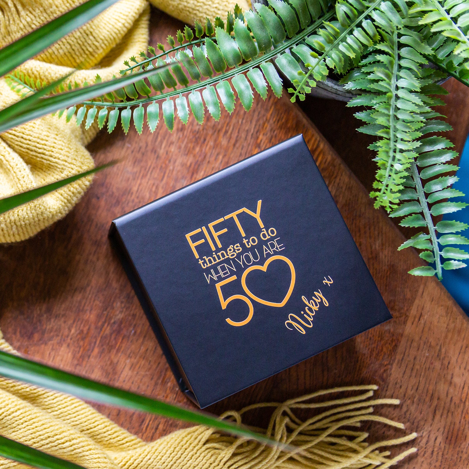 Personalised Fifty Things to Do When You Are 50 50th | Etsy UK