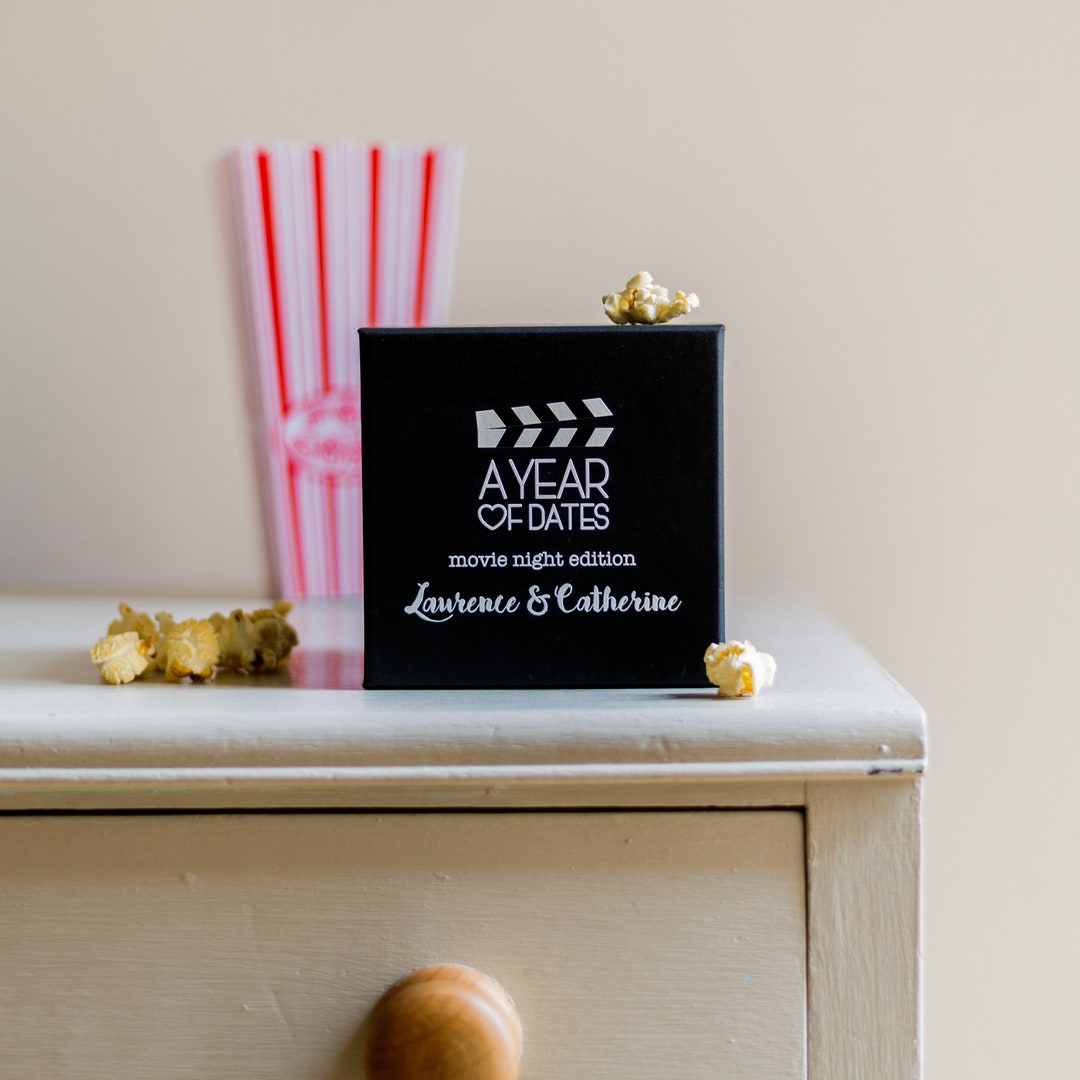 Personalised A Year of Movie Dates – Watch a Different Movie Together ...