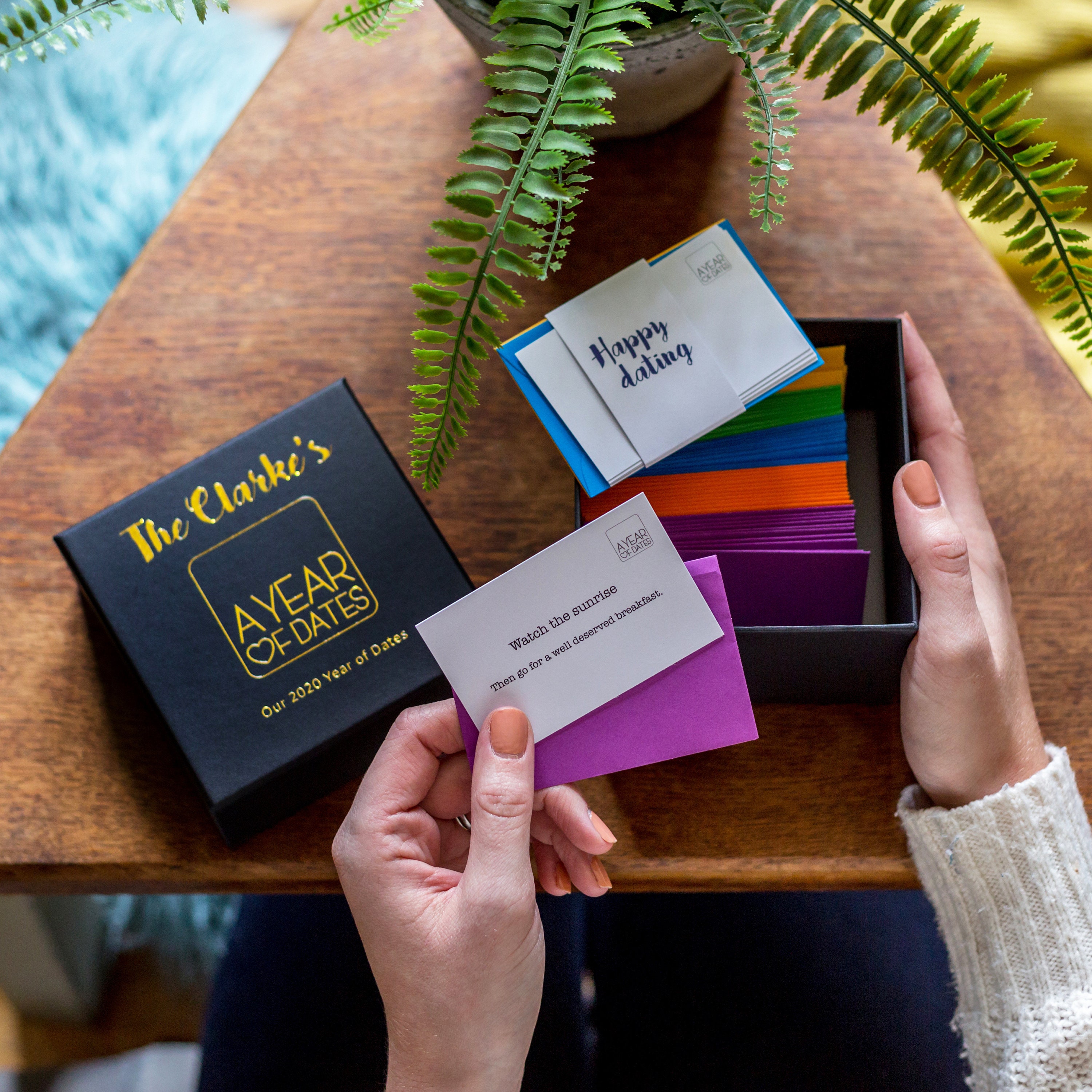 A personalised Box of Dates perfect Wedding present or paper | Etsy