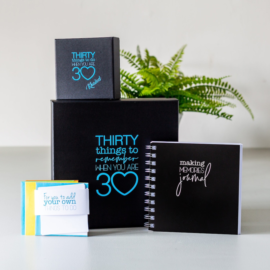 Thirty Things to Do When You Are 30 Memory Bundle | Thoughtful 30th ...