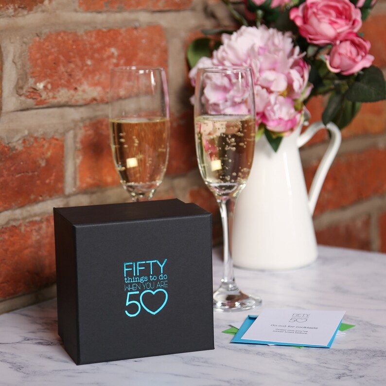 Fifty Things To Do When You Are 50 50th birthday gift | Etsy