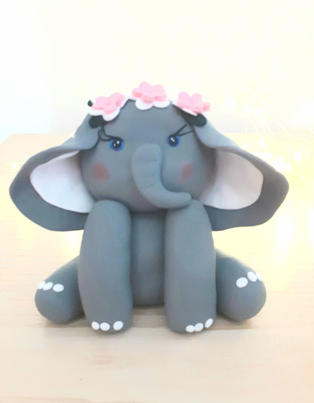 Elephant Cake Topper, Safari Cake Topper, Baby Shower Elephant, Baby ...