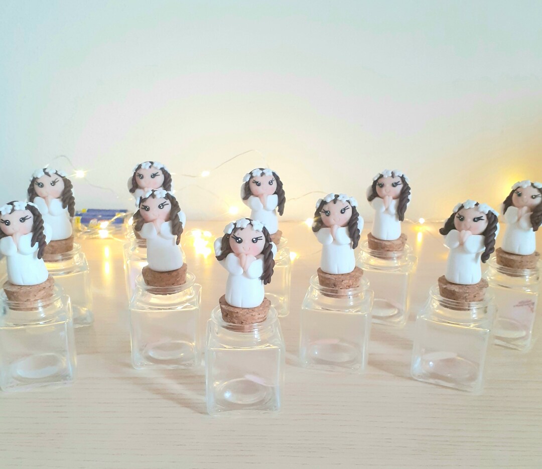 Angel Favors With Jar, Baptism Favors, Communion Favors - Etsy