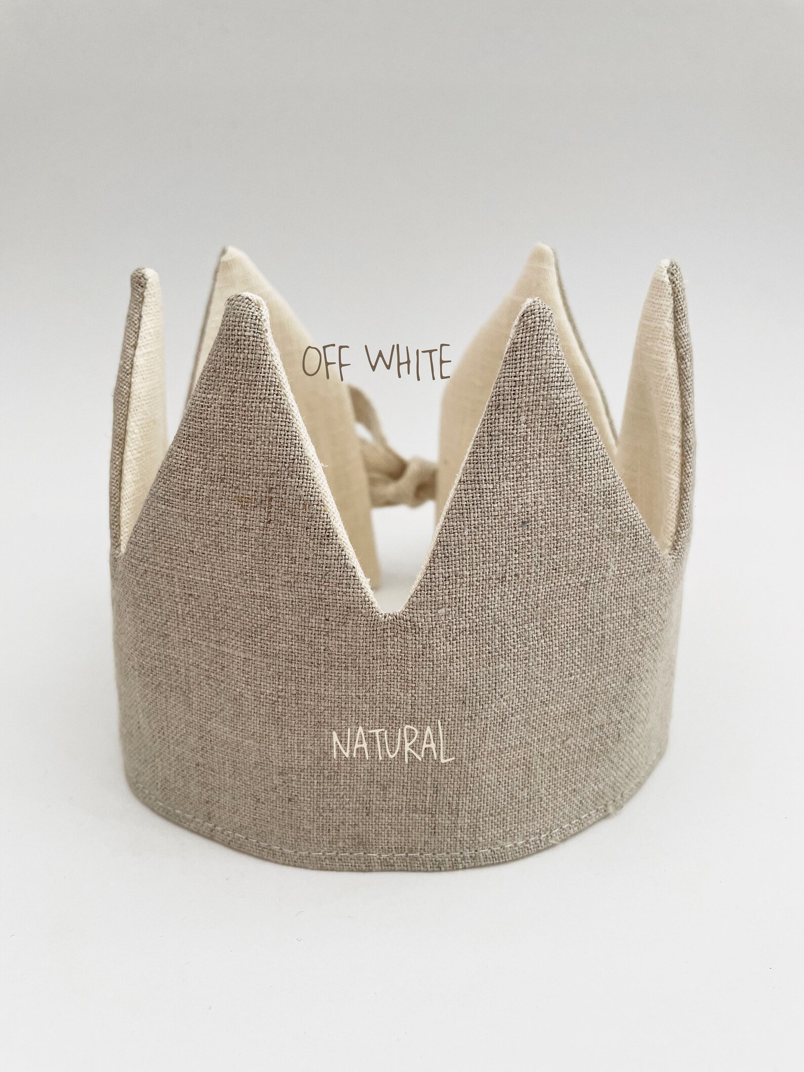 Custom Linen Crown Create your own crown Reversible Crown | Etsy