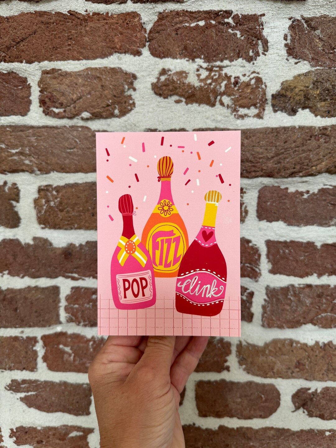 Pop Fizz Clink Card - Happy Birthday Greeting Card - Wedding Card ...