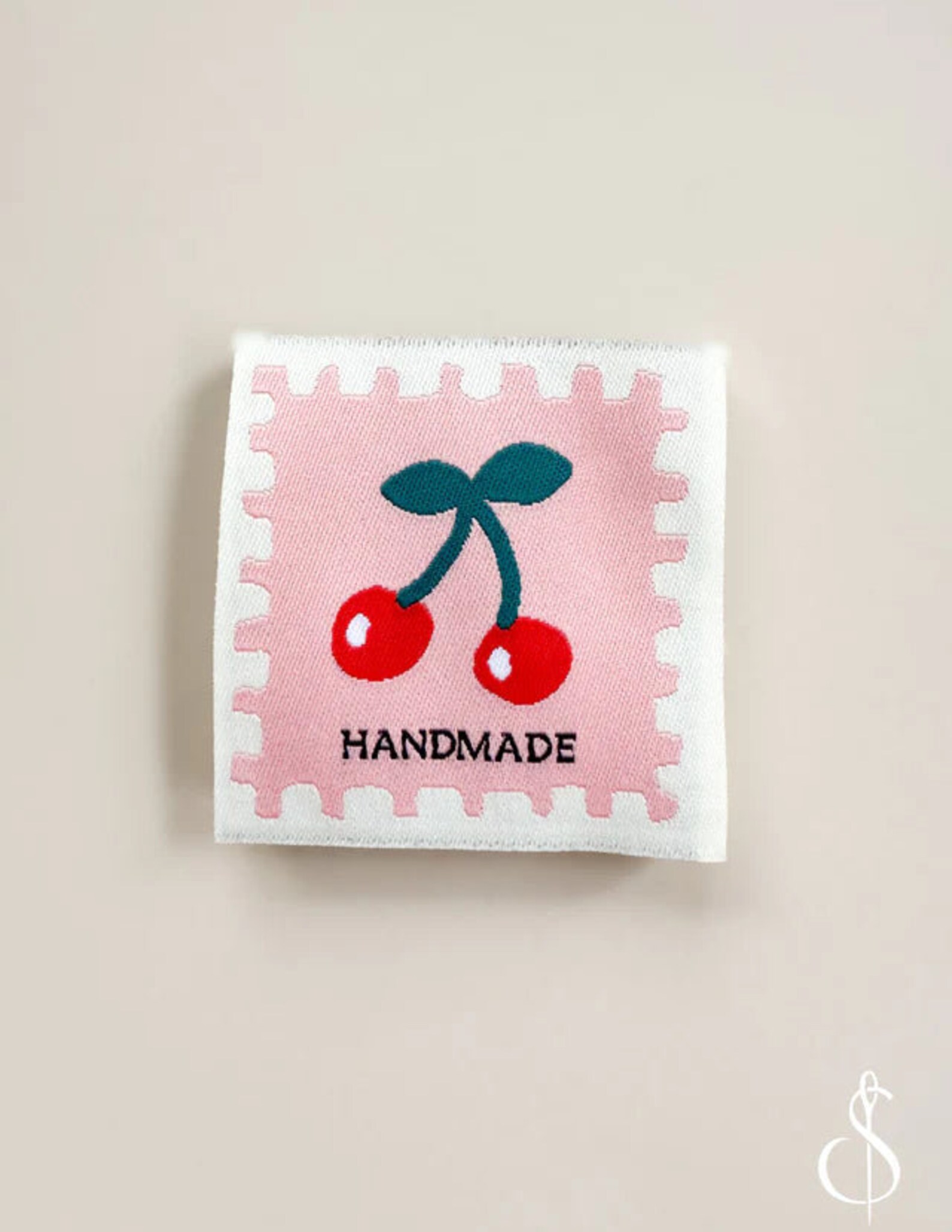 Minki Kim Cherry Pink Woven Labels - Etsy