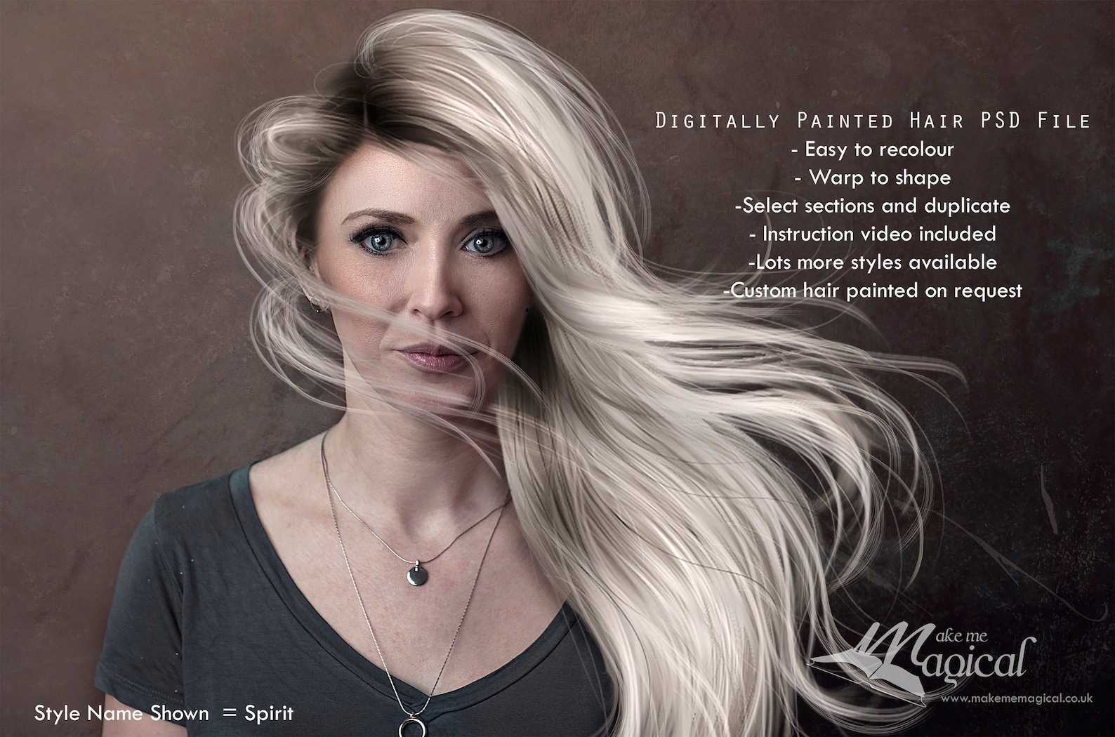 Digital Overlay Hair Overlay Spirit Hair Psd by - Etsy Canada