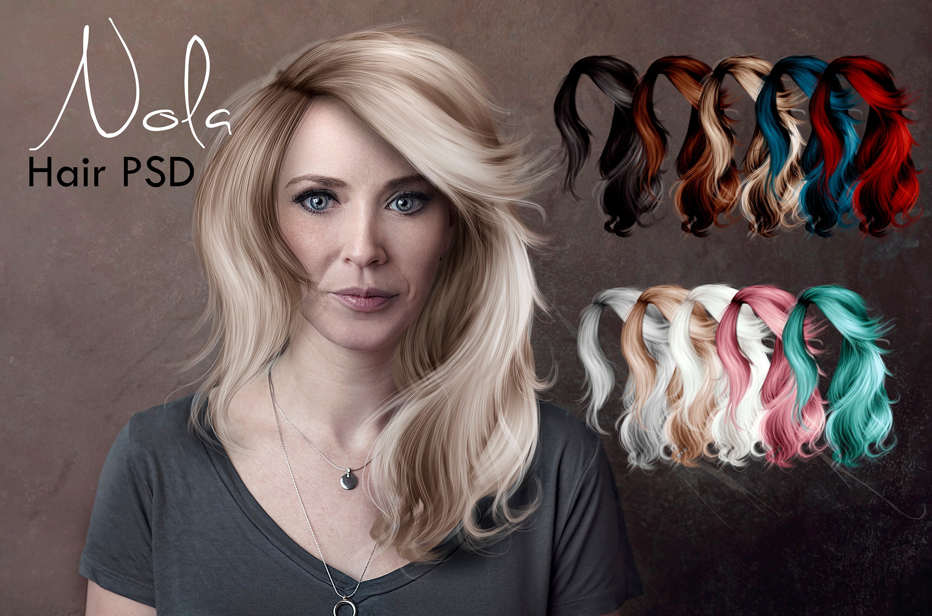 Digital Overlay Nola Digital Instant Hair PSD by | Etsy