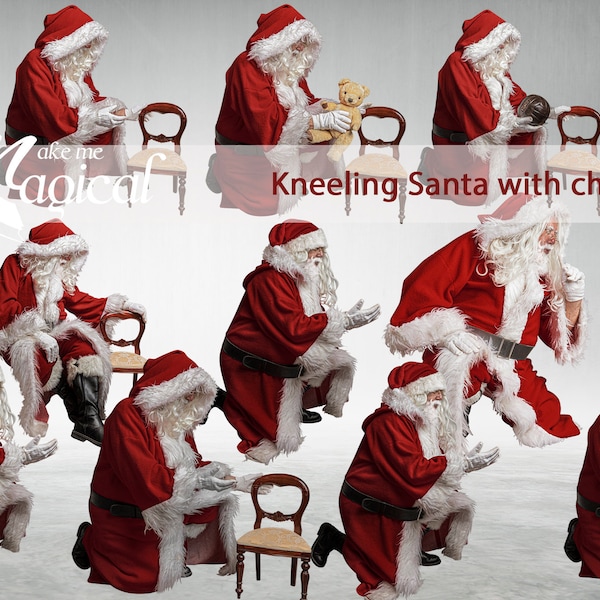 Kneeling Santa - Etsy