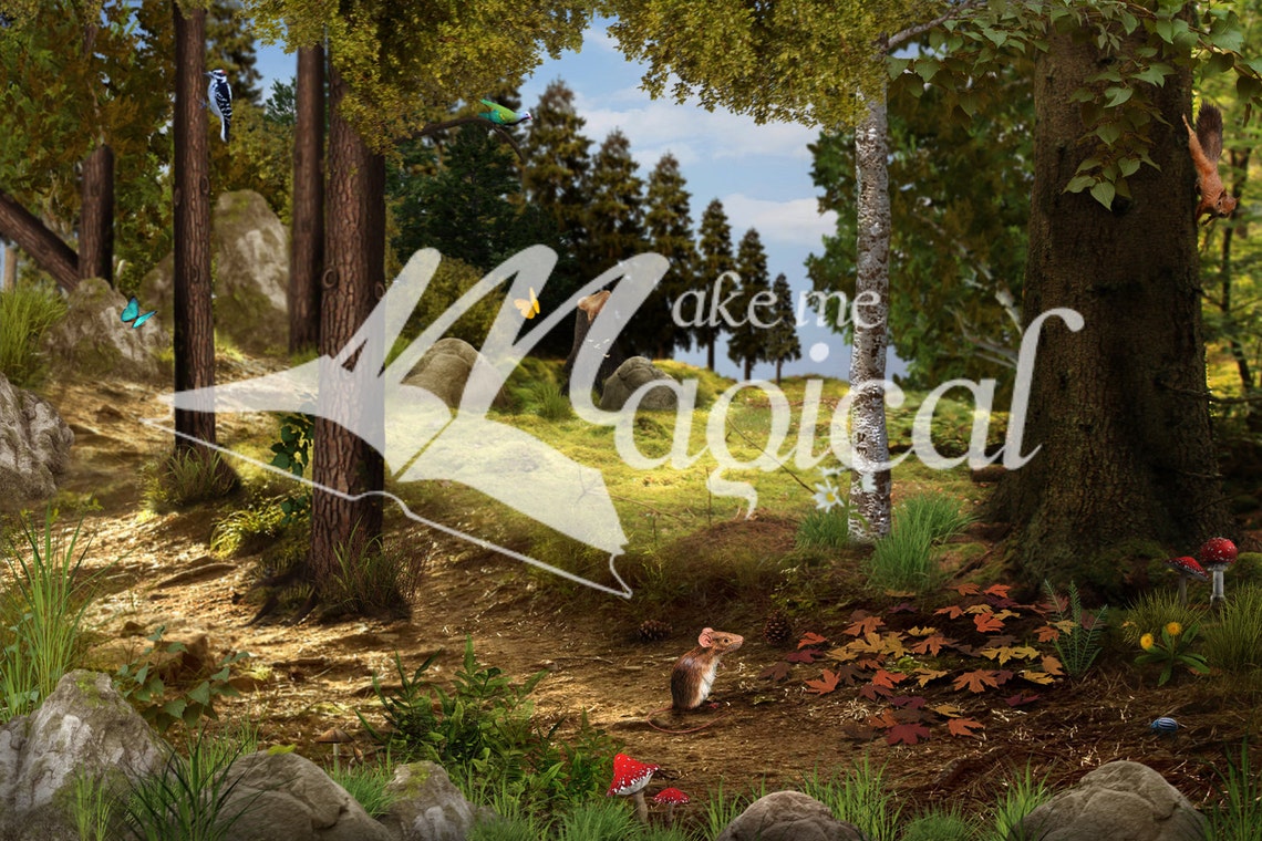 Gruffalo Digital Backdrop Gruffalo Digital Background | Etsy UK