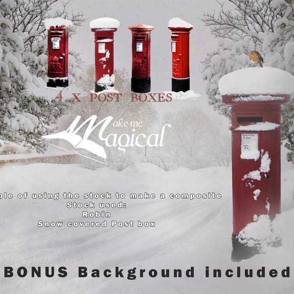 Santa Mail Post Box Png - Etsy