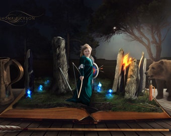 Archery Digital Backdrop - Etsy