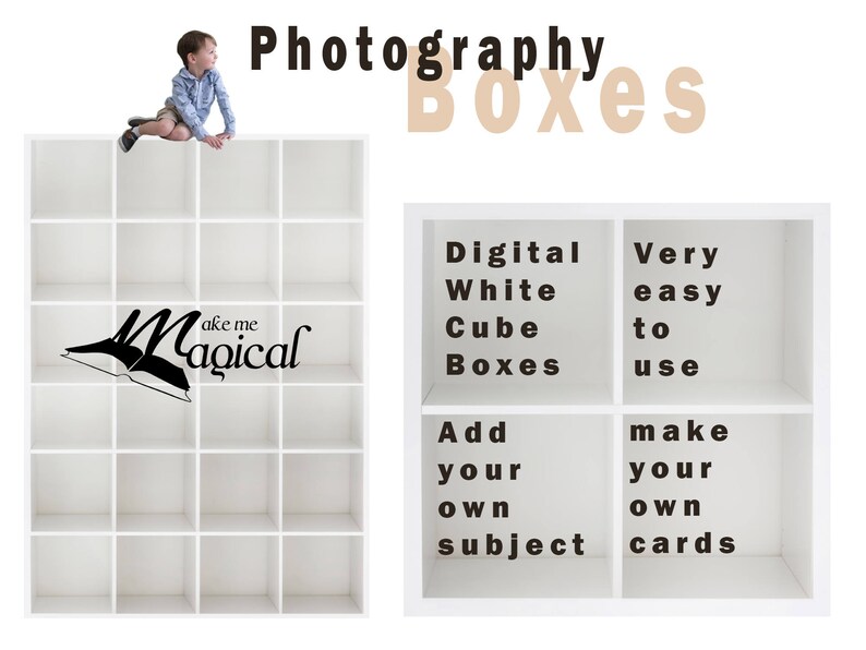 Digital Photo Boxes Photography Boxes Photo Cubes Digital | Etsy