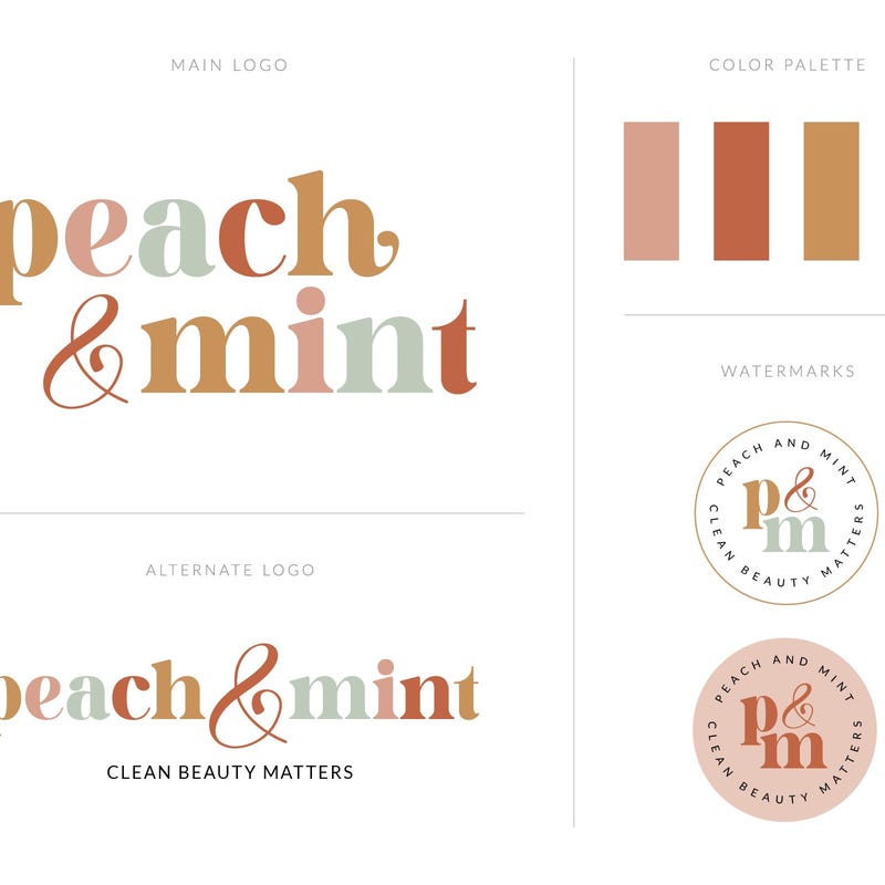 Boho Logo Design - Etsy