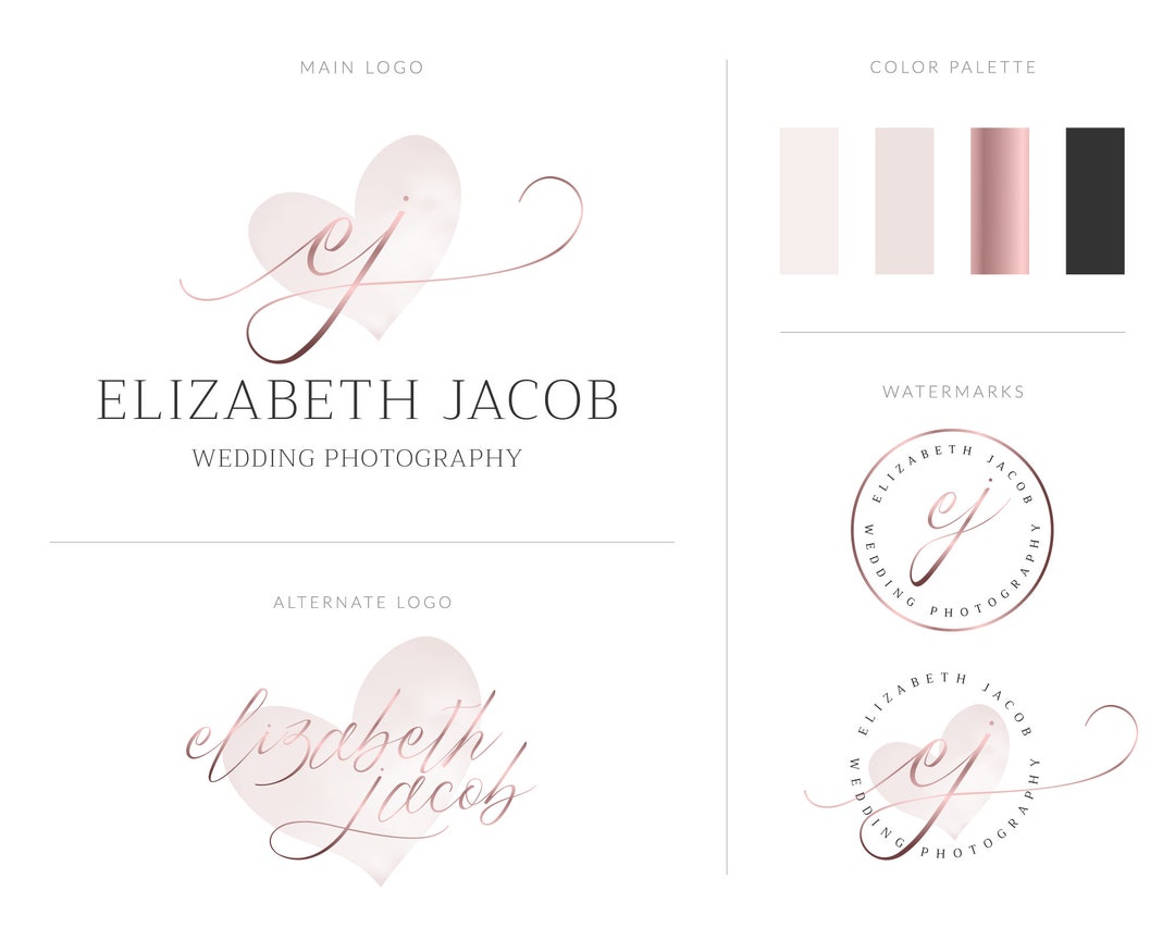 Custom Logo Design Branding Package, Photography Logo Design Business ...
