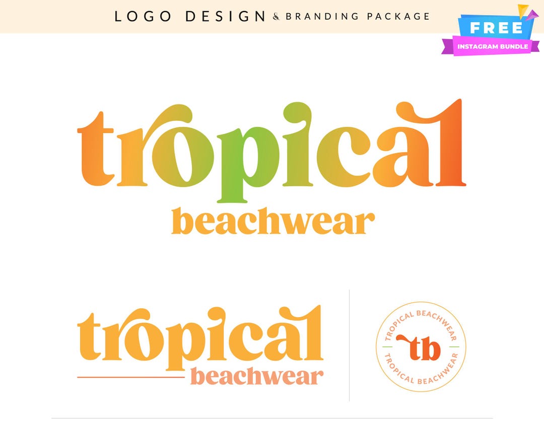 Retro Logo Design Kit: Customizable Branding for Etsy Shops - Etsy