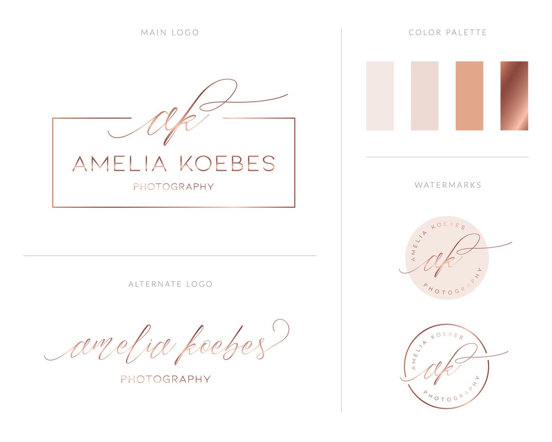 Premade Logo Design, Simple Logo, Text Logo, Logo Branding, Minimalist ...