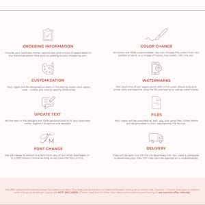 Watercolor Logo Design Branding Package Inc. Photography Logo Watermark ...