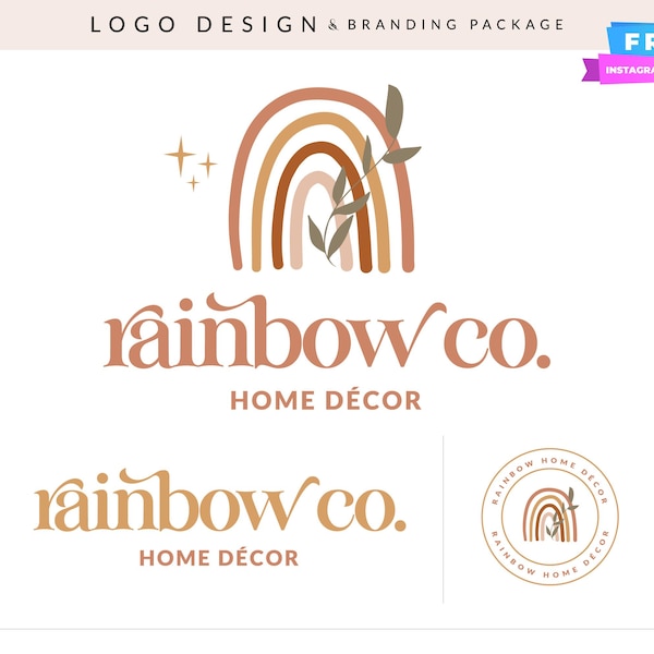 Boho Logo - Etsy